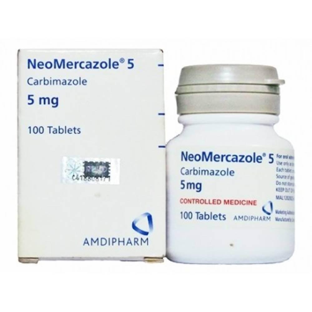 NeaMercatole 5 Carbimazole 5 mg - Arkan For Importing Medicines